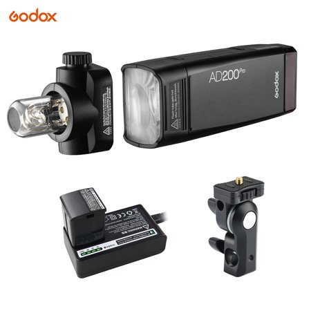 Godox AD200Pro Pocket Flash Portable Wireless TTL Flash with Changeable ...