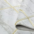 GLORY RUGS Area Rugs Marble 5x7 Cream Gold Carpet Modern Abstract Rug ...