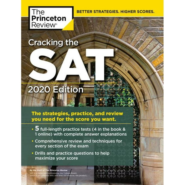College Test Preparation: Cracking the SAT with 5 Practice Tests, 2020 ...