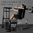 Syedee Pendulum Squat Machine, 800lbs Weight Capacity, Lower Body ...