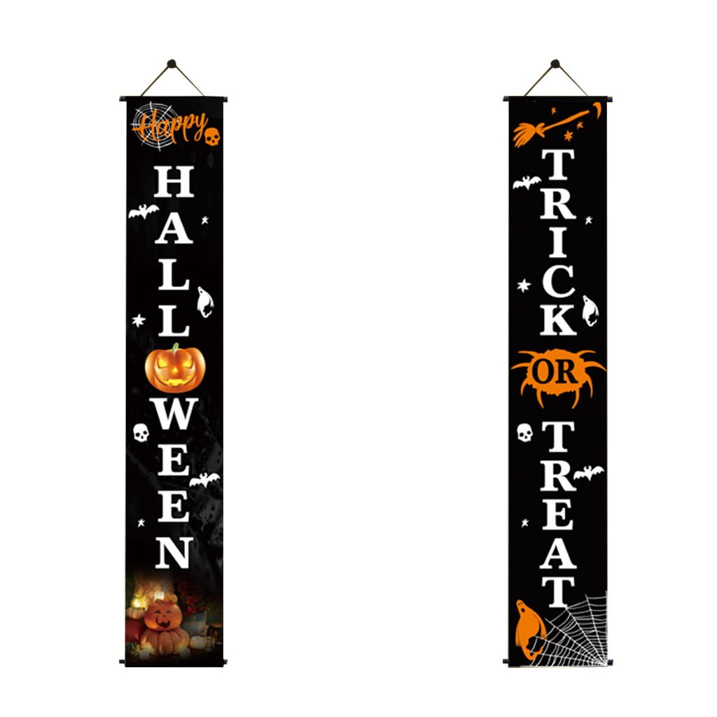 OAVQHLG3B Halloween Decor Porch Sign, Halloween Decorations Outdoor ...