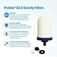ProOne BPA-Free Water Filtration System Pitcher with G2.0 M Filter and ...