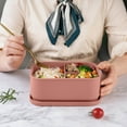 Wovilon 1300Ml Bento Boxes For Adults Durable For On Go Meal Cooking ...
