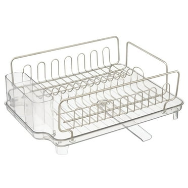 Kitchenaid Stainless Steel Wrap Compact Dish Rack in Satin Gray ...