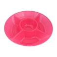 Mainstays 5-Compartment Acrylic Chip and Dip Serving Tray, Pink ...