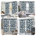 Black and Blue Leopard Print Blackout Curtains,Triple Weaved Fabric ...