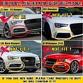 Pinypikaka Front Grill Honeycomb Fog Light Grille Covers 8T0807681K ...
