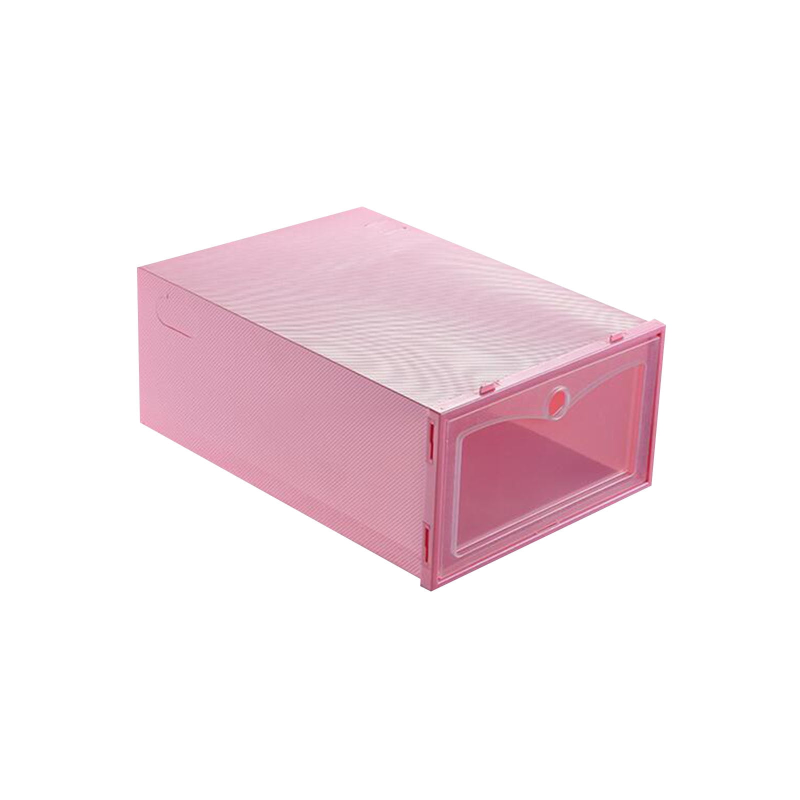 VerPetridure Foldable Transparent Shoe Storage Box Plastic Stackable ...