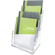 deflecto Stand Tall Literature Holder, 4 9/16w x 3 1/4d x 11 7/8h ...