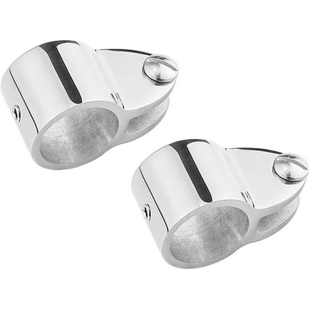 TOPBOND 2 PCS 316 Stainless Steel Jaw Slide Clamp Bimini Top Hinged ...