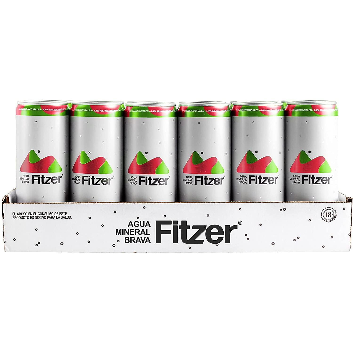 Pack de 24 Seltzer Fitzer Hard Fresa Kiwi 355 ml Fitzer Hard | Walmart ...