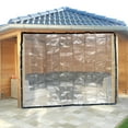8×10ft Commercial Durable Rainproof PVC Clear Awning, Roll up Clear ...