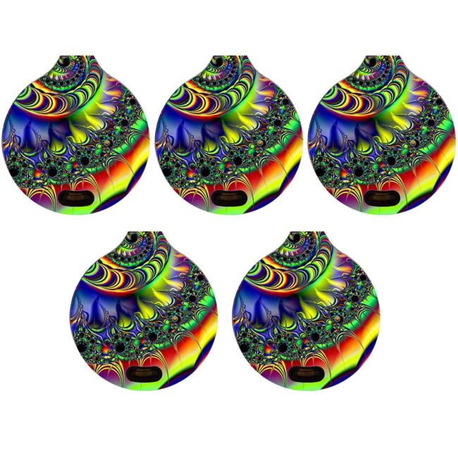MightySkins TKRBR-Acid Skin for Trackr Bravo Gen 2.5 - Acid - Pack of 5 ...