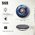 Crystal Glass Refrigerator Magnets for Fridge, Gorgeous Spiral Galaxy ...
