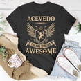 Acevedo Name Gift Acevedo The Man Of Being Awesome V2 Unisex TShirt ...