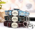 Personalized Printed Cat Collar Adjustable Kitten Puppy Collars With ...