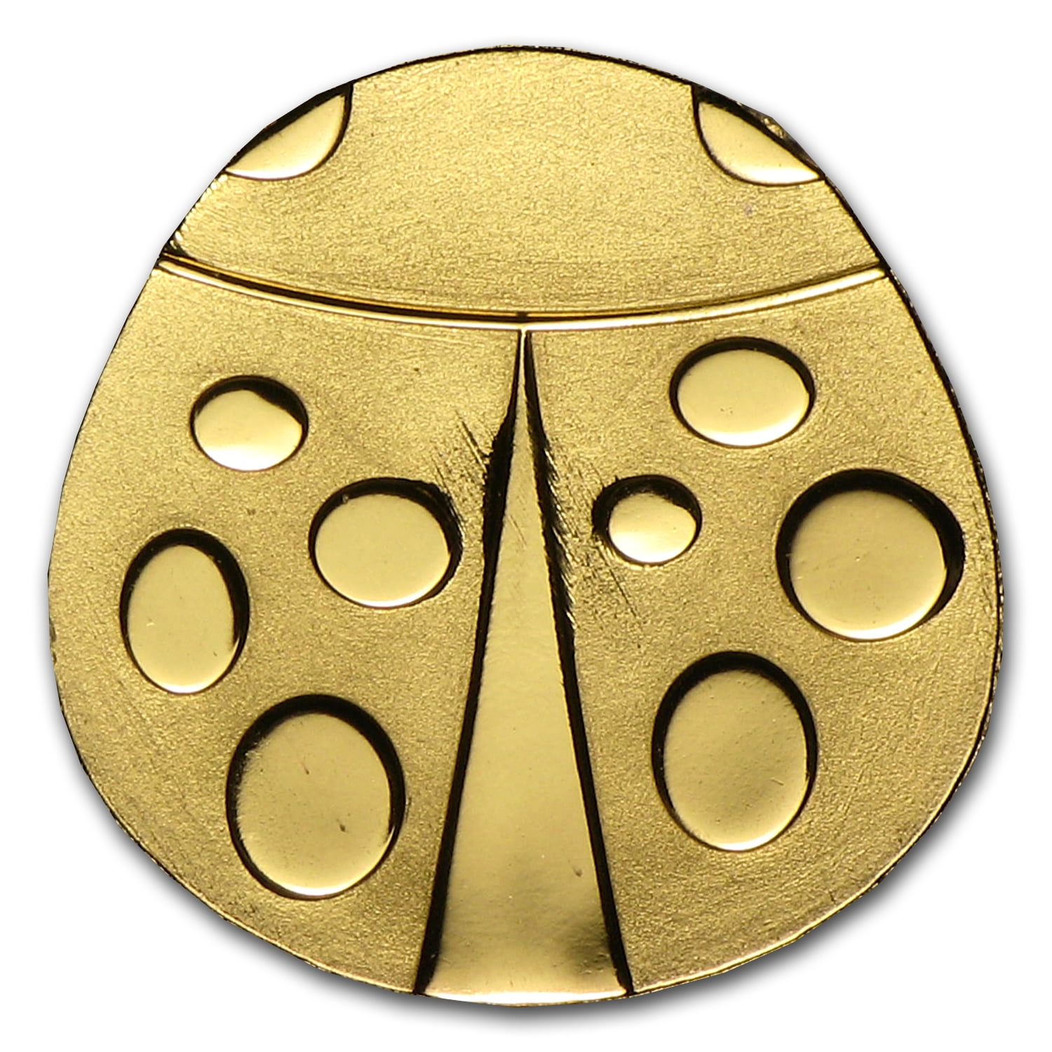 Palau 1/2 gram Gold $1 Golden Ladybug Coin - Walmart.com