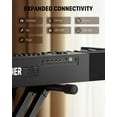 Donner DEP-20 Lite Beginner Digital Piano 88 Key Weighted Full Size Keyboard, Portable Electric ...