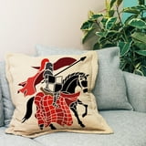 1Pc Knight on Horse Stencils 11.8x11.8 inch Spears Shields Stencil ...