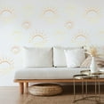 9Pcs 9 Styles Sun Shaped PET Hollow Out Drawing Painting Stencils for ...