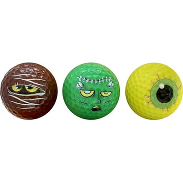 Halloween Golf Balls – 12 Pack - Novelty Print Golf Balls 6 Assorted ...