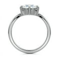 Brig Jewel 14K Silver Lab Created Round Cut 2.1 Ct Diamond Ring ...