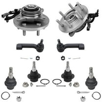 Detroit Axle - 13pc Front CV Axle Shafts + Wheel Hub & Bearing Assembly ...