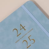 Mfigree A5 Notebook 2025 New Calendar Creative PU Leather Week Plan ...