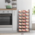 7-Tier Can Rack Dispenser, Metal Storage Organizer for Pantry, Kitchen ...