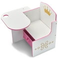 Delta Children Princess Crown Task Chair Desk with Storage Bin ...