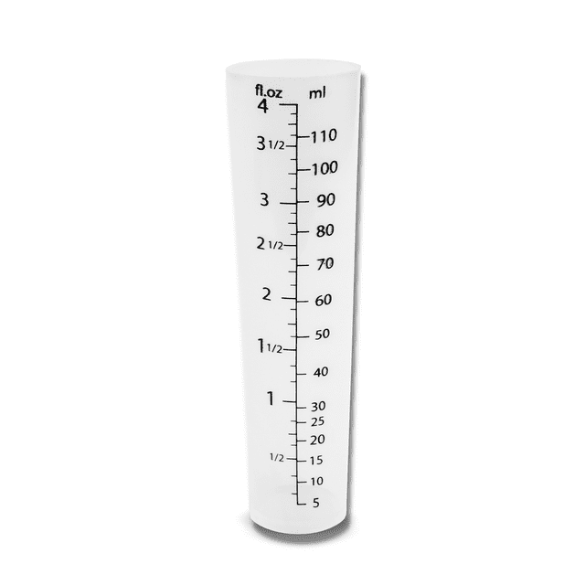4oz Graduated Cylinder, Plastic Graduated Cylinder, Clear Plastic ...