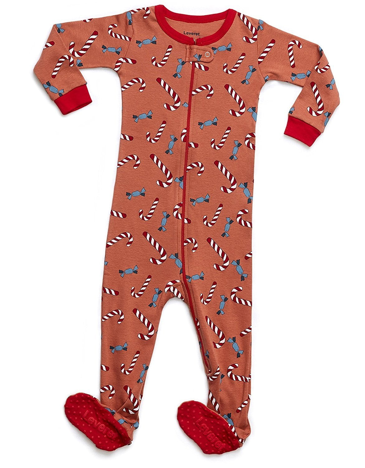Leveret Baby Boys Girls Footed Sleeper Pajama 100% Organic Cotton (6M ...