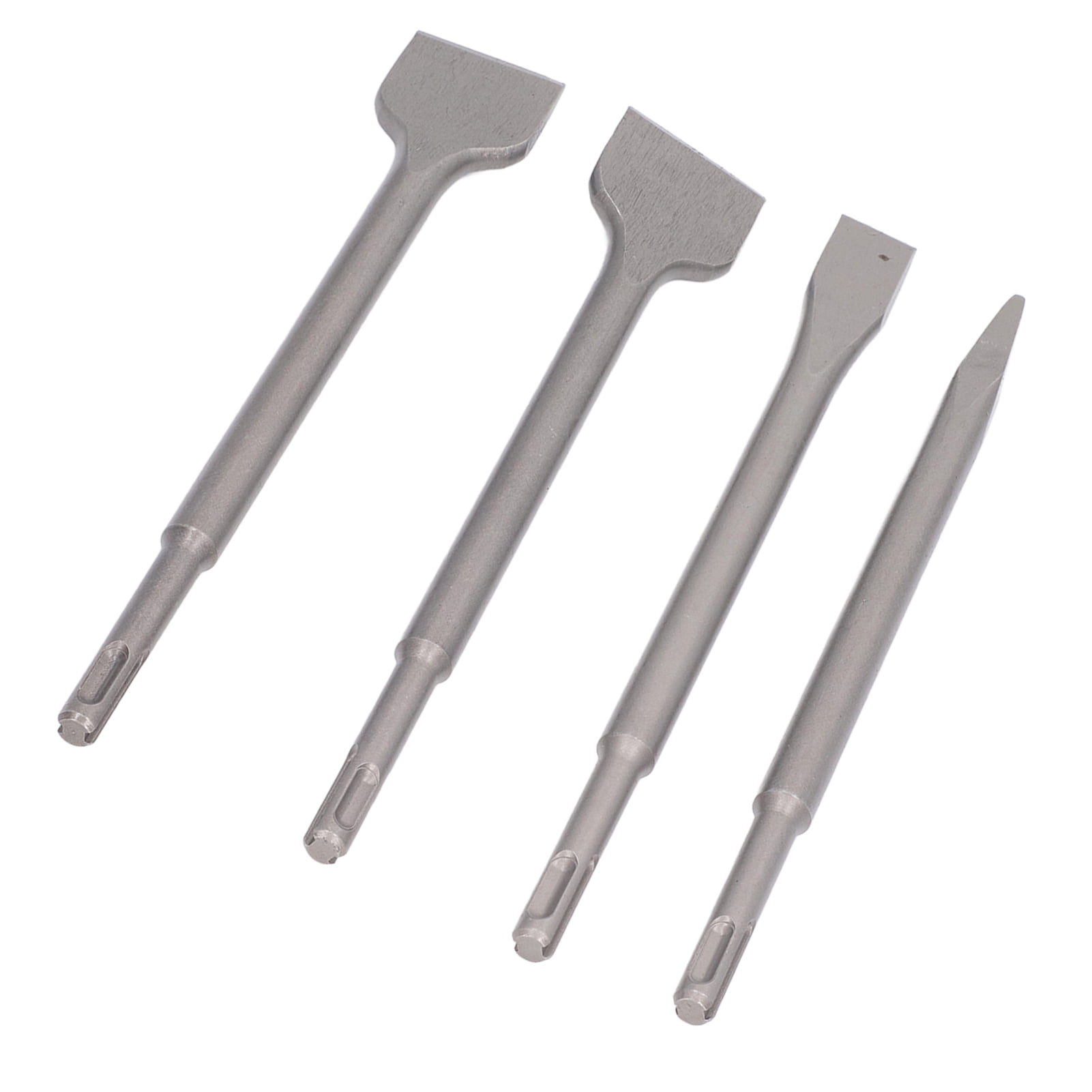 Electric Hammer Chisel Set 4PCS Electric Hammer Chisels Round Shank Chisel Concrete Chisel Set Cutting Edge Features Walmart