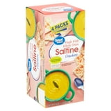 Great Value Whole Grain Saltine Crackers, 16 oz, 4 Pack, Made with ...