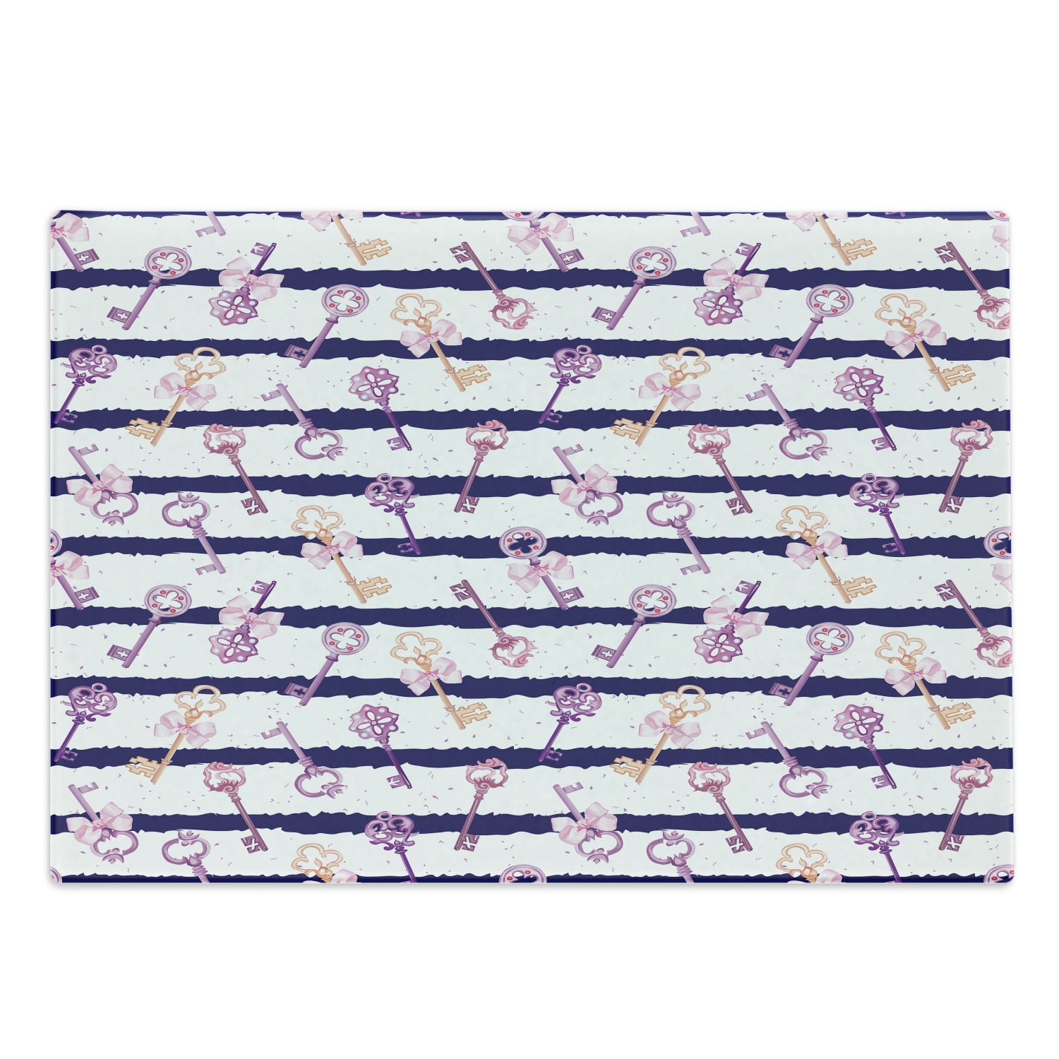 Retro Cutting Board, Old Medieval Vintage Keys with Ribbons and ...