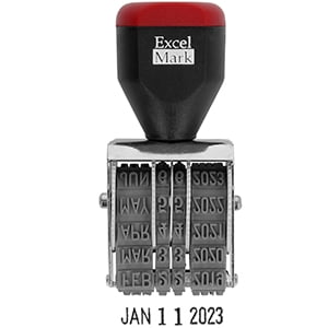 ExcelMark #1.5 Rubber Stamp Line Dater - Walmart.com