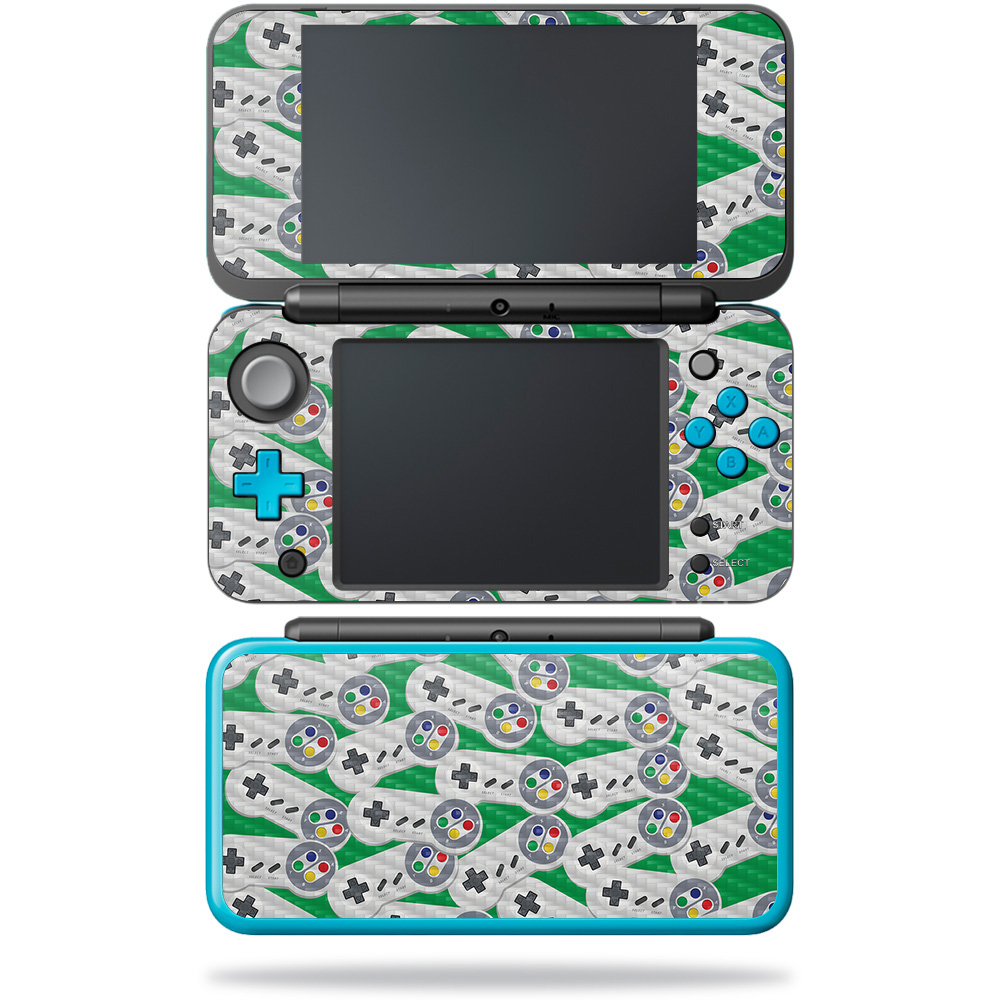 Carbon Fiber Skin Compatible With Nintendo New 2DS XL Retro Controllers ...