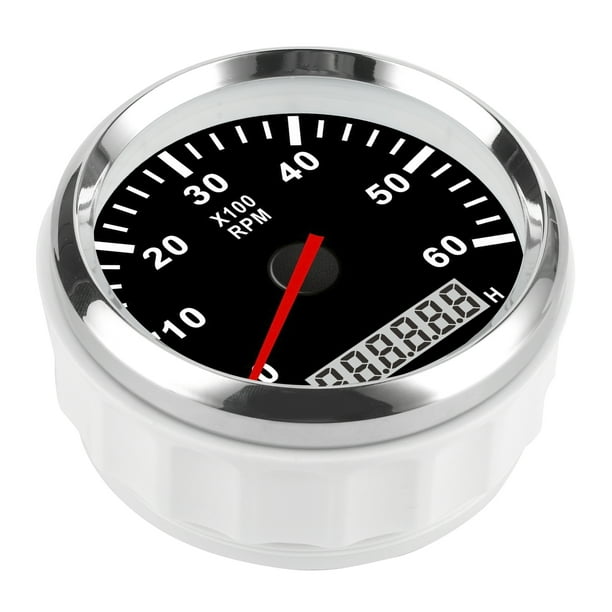 Tachometer Gauge,Tachometer Gauge 6000RAM Red Backlight Tachometer ...