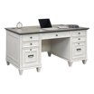 "Intercon Furniture Drake 66"" Executive Desk with Drawers in Rustic ...