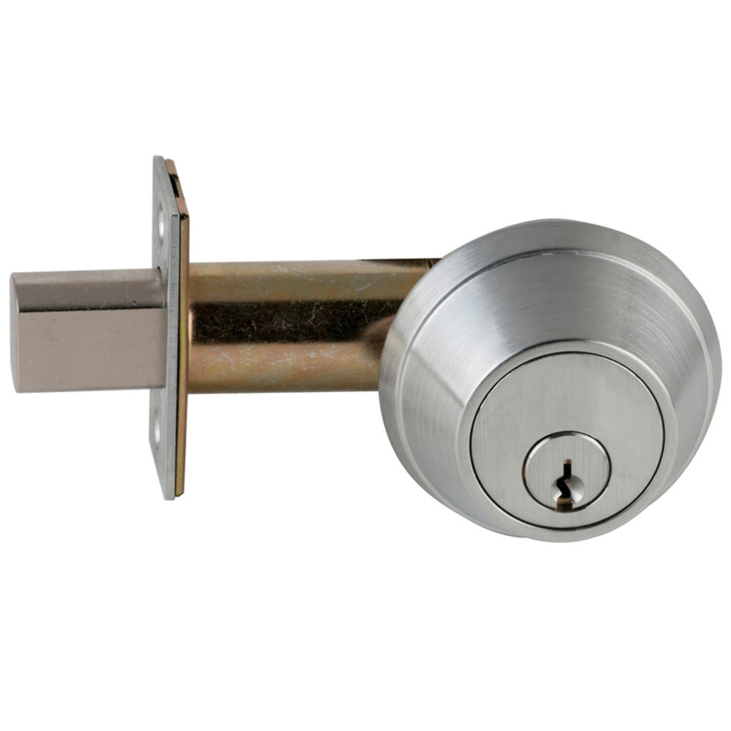 Schlage B664P 626 Grade 1 Cylinder Deadbolt Cylinder Outside x No ...