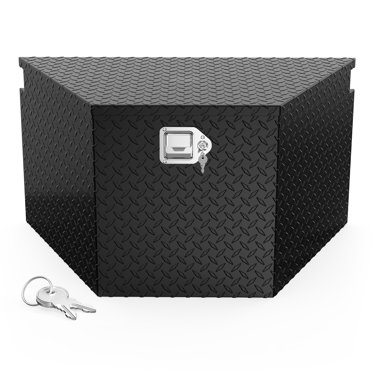 EASYBERG 30 Inch Aluminum Trailer Tongue Tool Box for Truck Pickup ATV ...