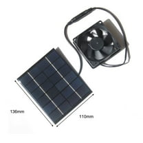 Air Vent 53560 800CFM Solar Powered Gable Fan - Walmart.com