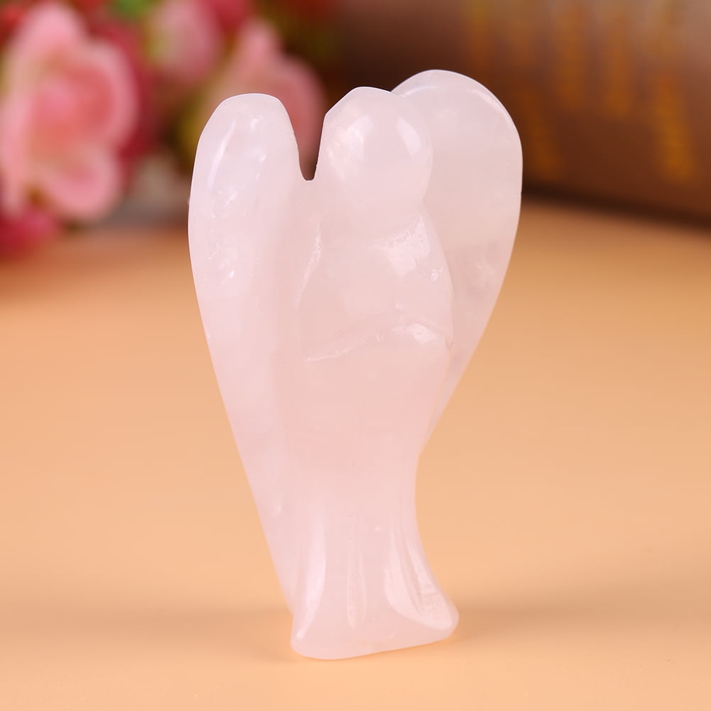 Mgaxyff Angel Shape Crystal Pendant ,Natural Energy Charged Guardian ...