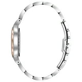 Bulova Women's Rubaiyat Two-Tone Rose Gold Diamond Case Watch - Walmart.com