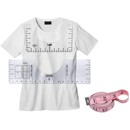 4 PCS T-Shirt Alignment Ruler Tools,T-Shirt Guide Ruler for Vinyl and ...