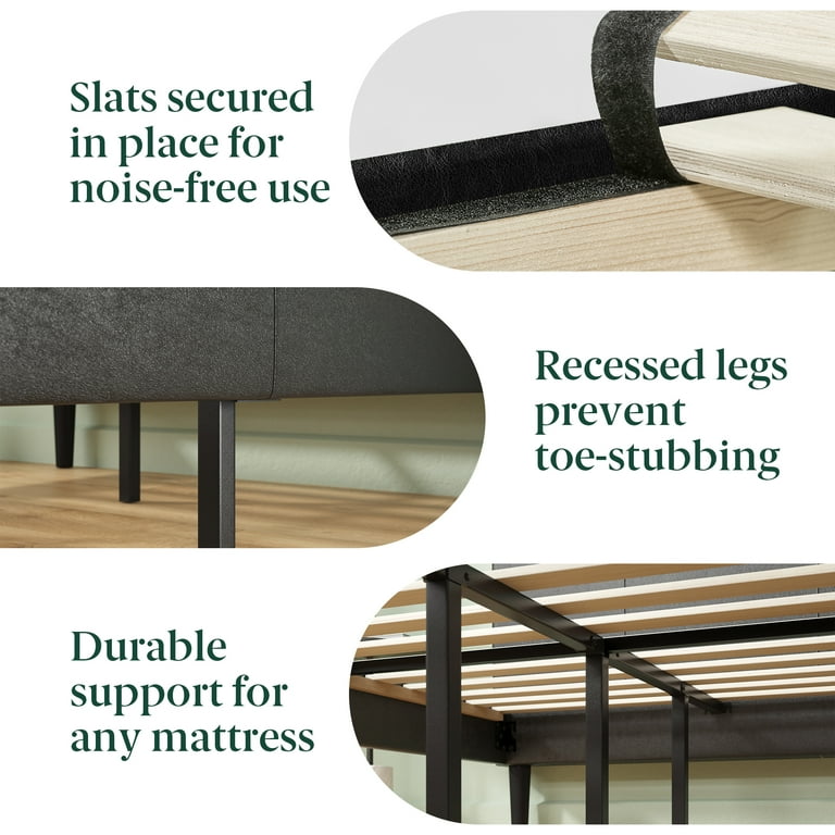 Zinus gerard platform queen brown store