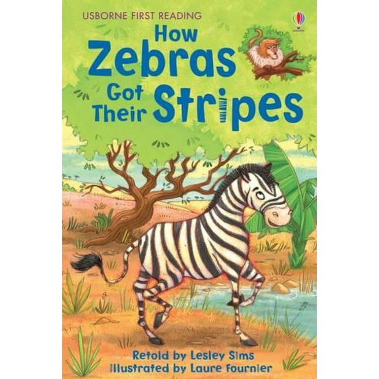 Zebra Reading A Book