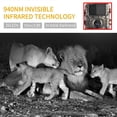 12MP Trail Camera, 1080P HD, Night Vision, Waterproof for Wildlife ...