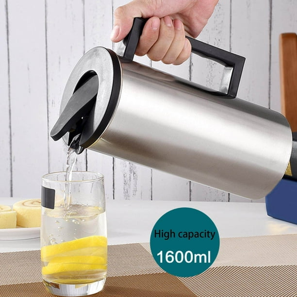wolftale 1.6L Cold Water Kettle and Lid Metal Water Pitcher for ...