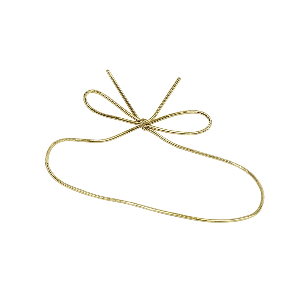 JAM Paper Elastic String Ties, Gold, 10 in, 1000/Pack - Walmart.com